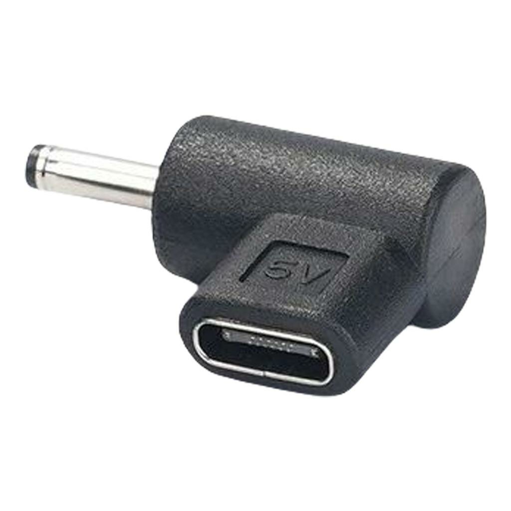 Разъём 5.5x2.5/3.0x1.1/3.5x1.35/4.0x1.7/4.8x1.7/5.5x2.1 мм на USB C 90°, 3.0x1.1 мм