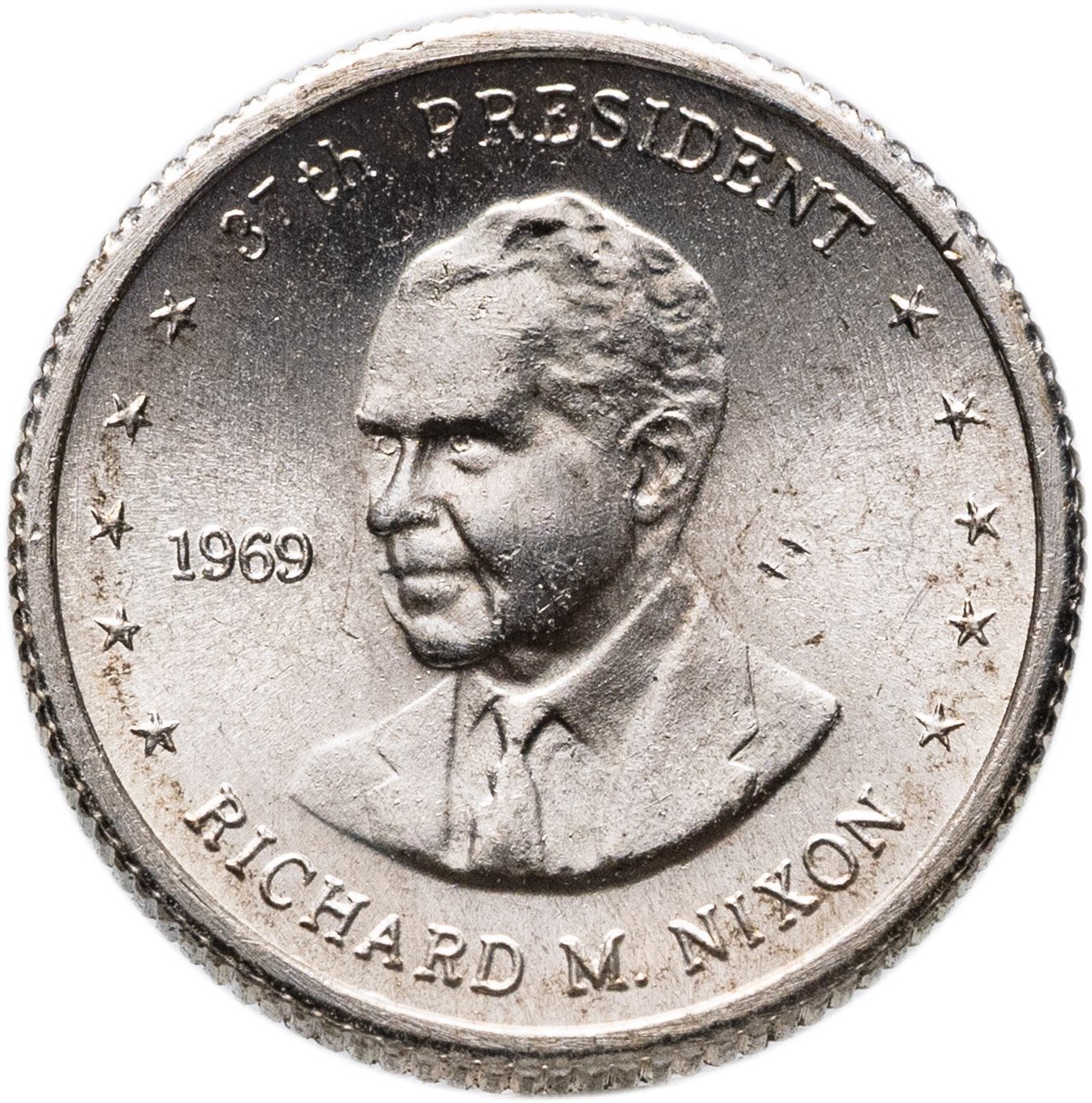 Жетон, США Ричард Никсон 1969, 1981 год