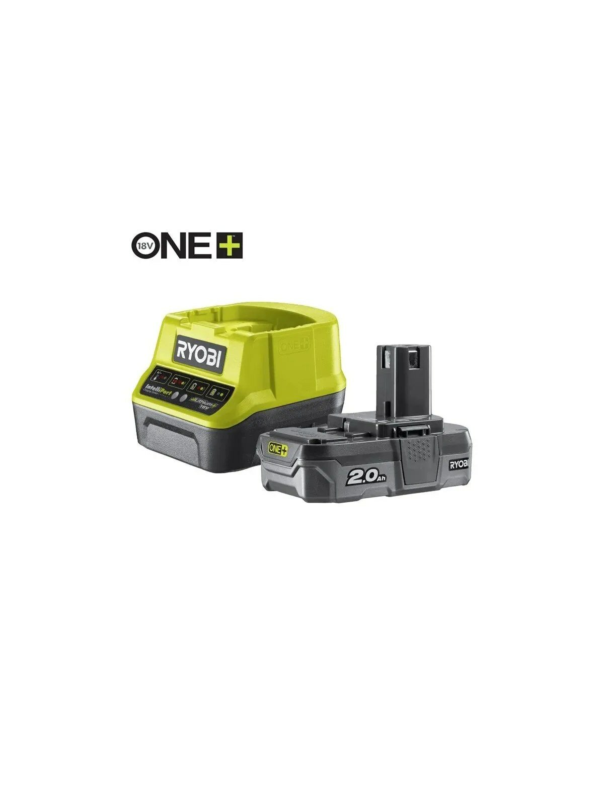 Набор аккумулятор Ryobi RC18120-120 ONE+, (18 В; 2.0 Ач; Li-Ion) + зарядное устройство , 5133003368