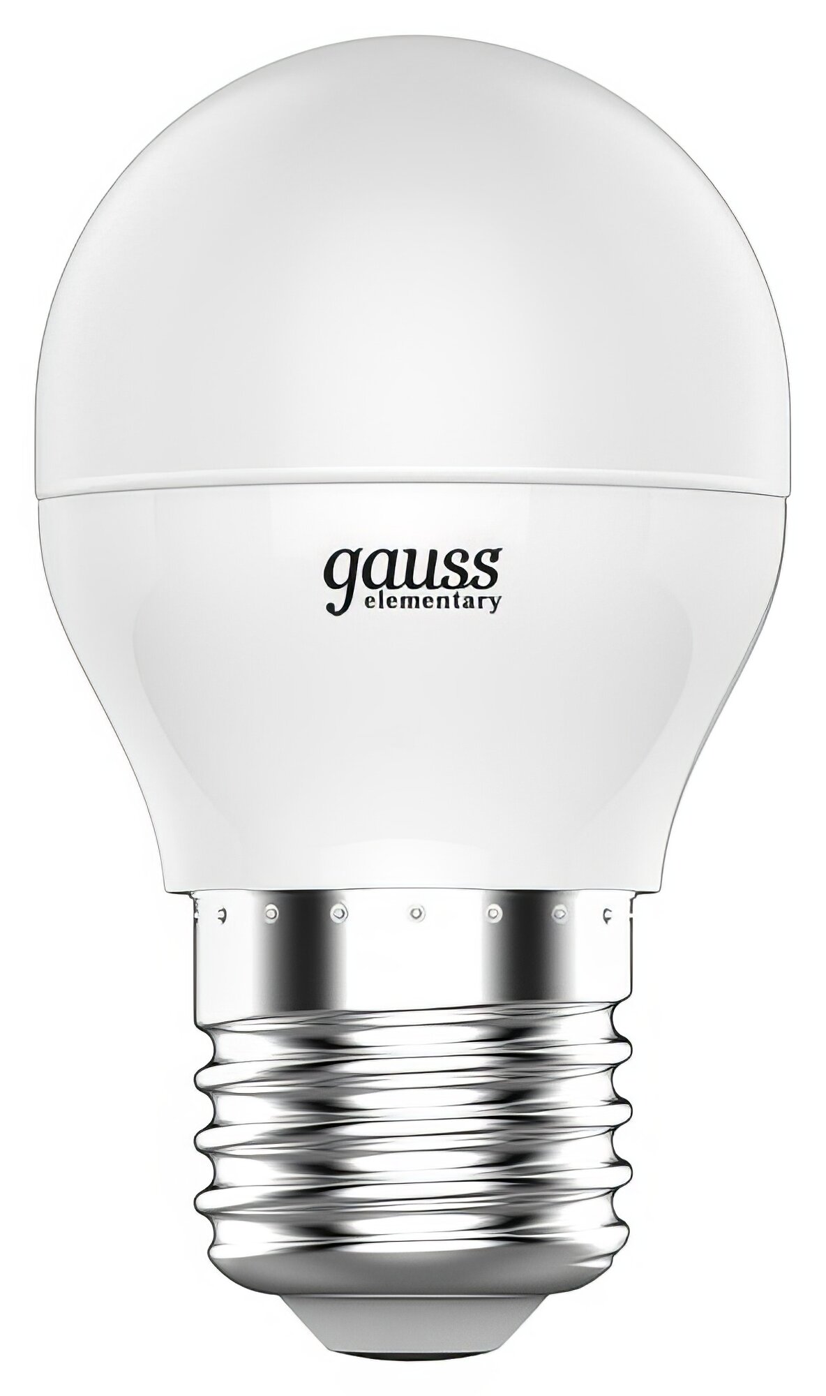 Лампа Gauss Elementary 8Вт Е27 540Лм LED 4100К шар