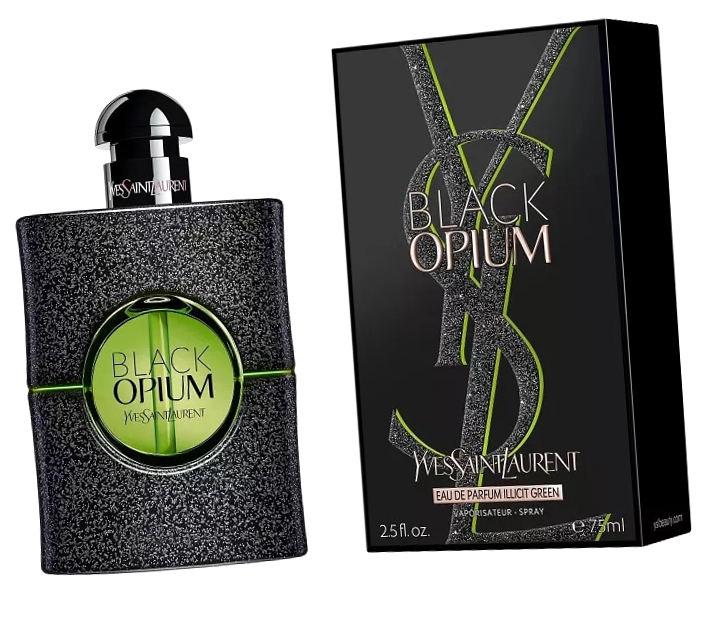Парфюмерная вода Yves Saint Laurent Black Opium Illicit Green мини-формат / Пробник аромата Ив Сен Лоран Блек Опиум Иллисит Грин 1.2