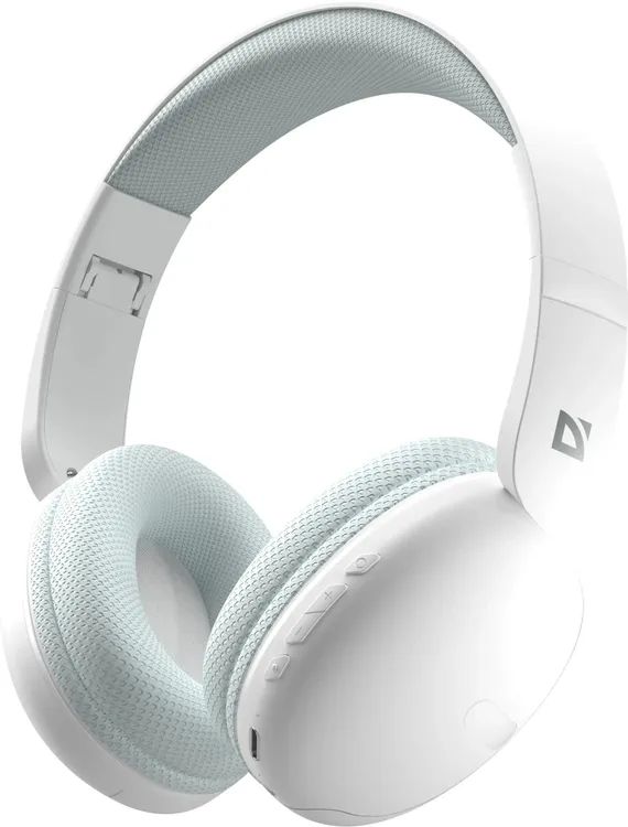63481 / Наушники Defen der FreeMotion B480, Bluetooth, накладные, белый (63481