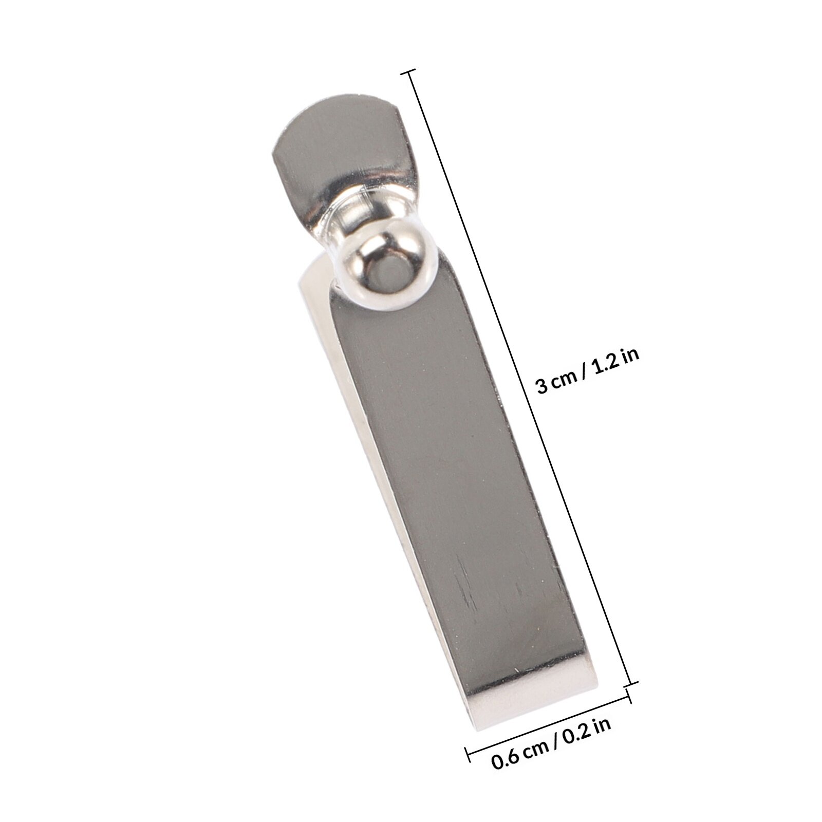 20 Штук Серебристых Клипов Для ВеселKayak Пaddle Spring Размер 3x0.6 Cm