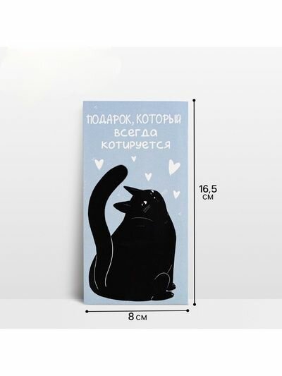 Конверт для денег Подарок, 16.5x8 см/набор из 10 штук