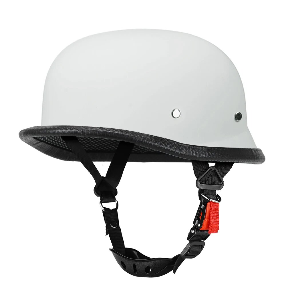 Полушлем ретро DOT XL, белый матовый (307)