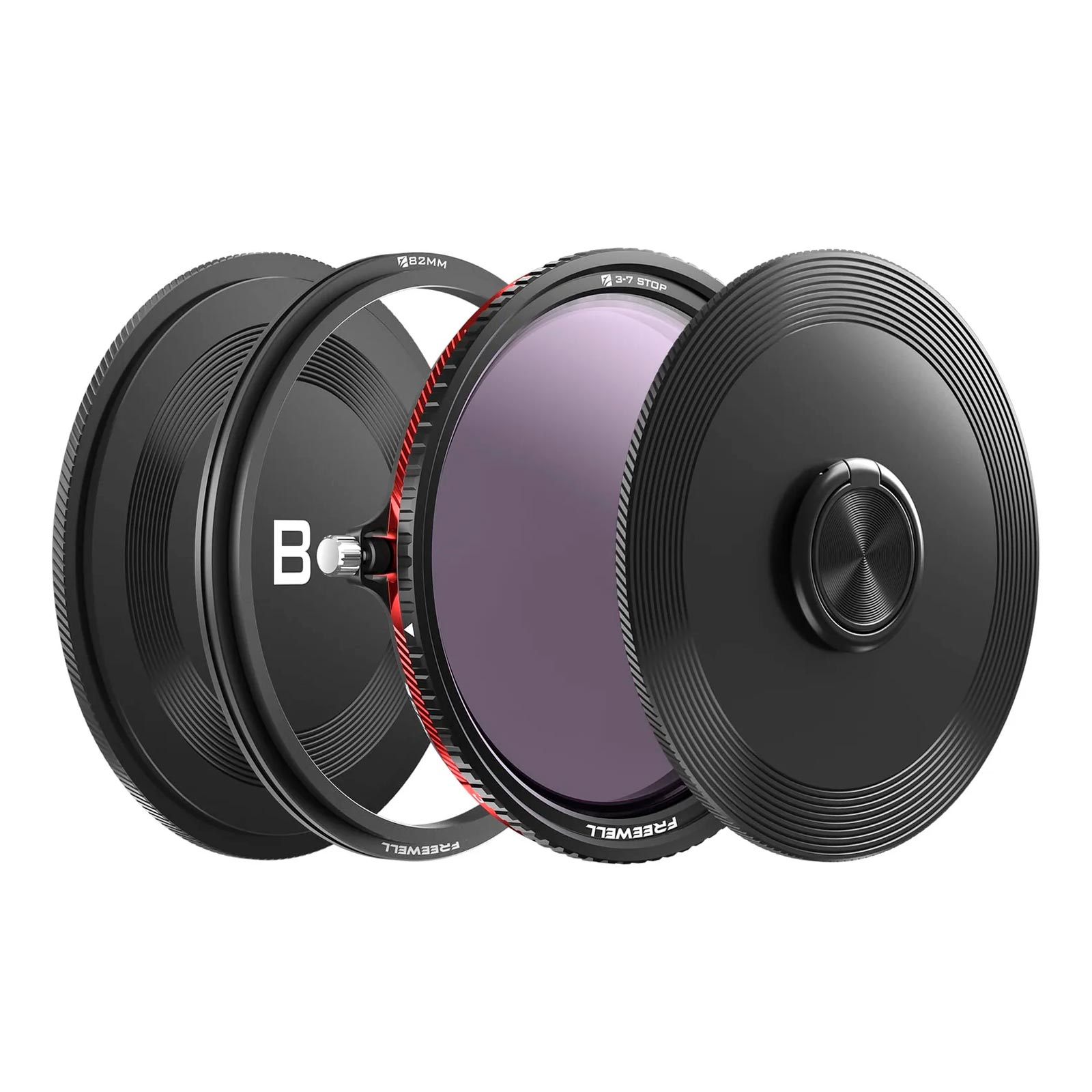 Светофильтр Freewell V2 Magnetic Hybrid VND/CPL 3-7 Stops, 82mm, нейтрально-серый, резьба для дополнительных фильтров