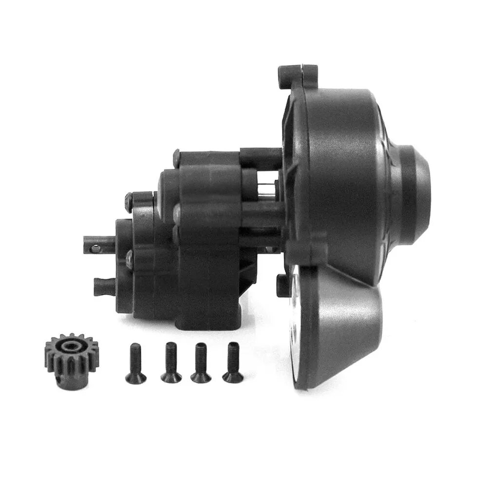 Крышка корпуса редуктора с шестерней для "Axial SCX10/90046, 90047"/1/10, пластиковая, модифицированная, улучшенная.