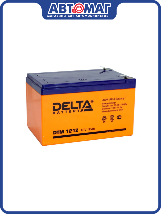 Аккумулятор DELTA DTM1212 DELTA DELTA-DTM1212