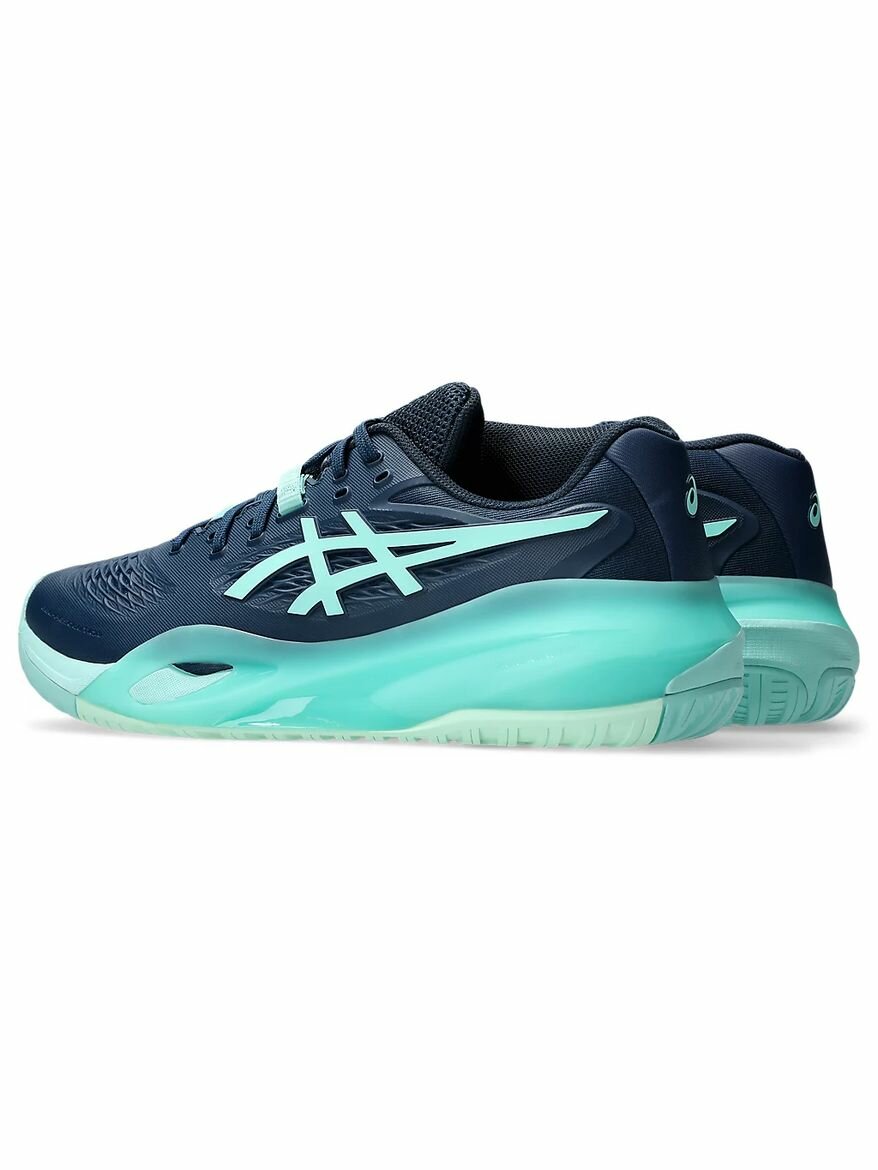 Кроссовки ASICS GEL-RESOLUTION X, полнота F (EU)/ на среднюю стопу, размер 9 US, синий — фото 1