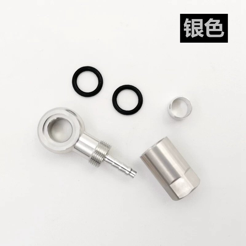 Совместимый с Shimano SLX/XT пятилинейный фитинг для тормозной линии, серебристый для гидравлической тормозной системы