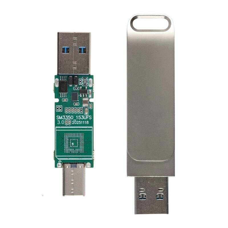 Металлический корпус USB-накопителя U70 UFS 153/254 A/B, 1