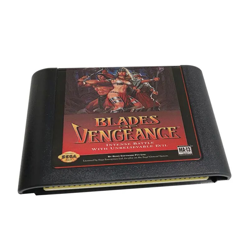 Игровой картридж для приставки 16 bit SEGA: BLADES VENGEANCE