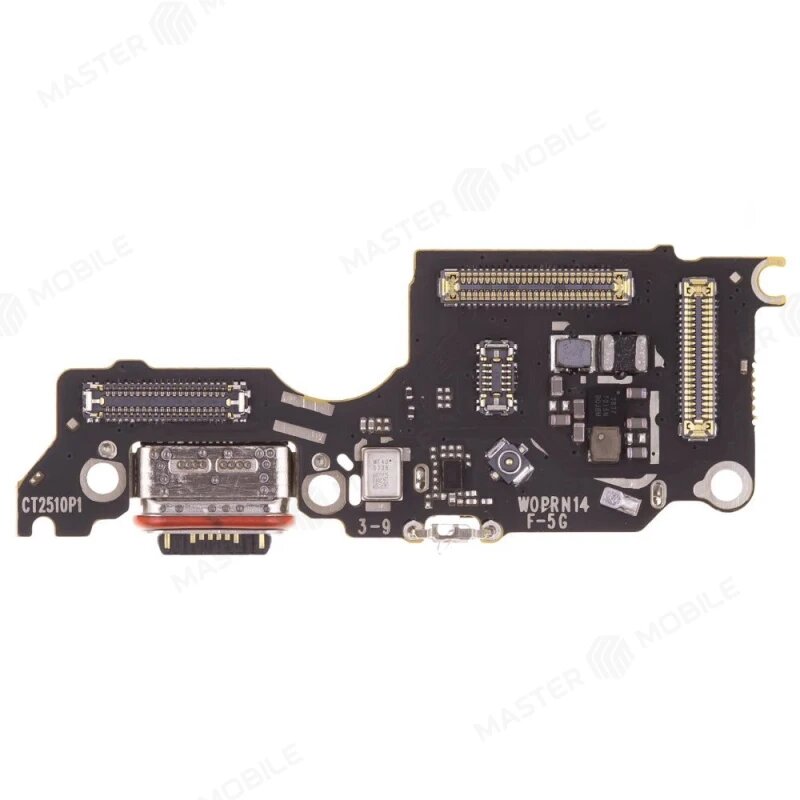 Нижняя плата для OPPO Reno 14F (CPH2743) с комп. + разъем зарядки + микрофон + разъем SIM