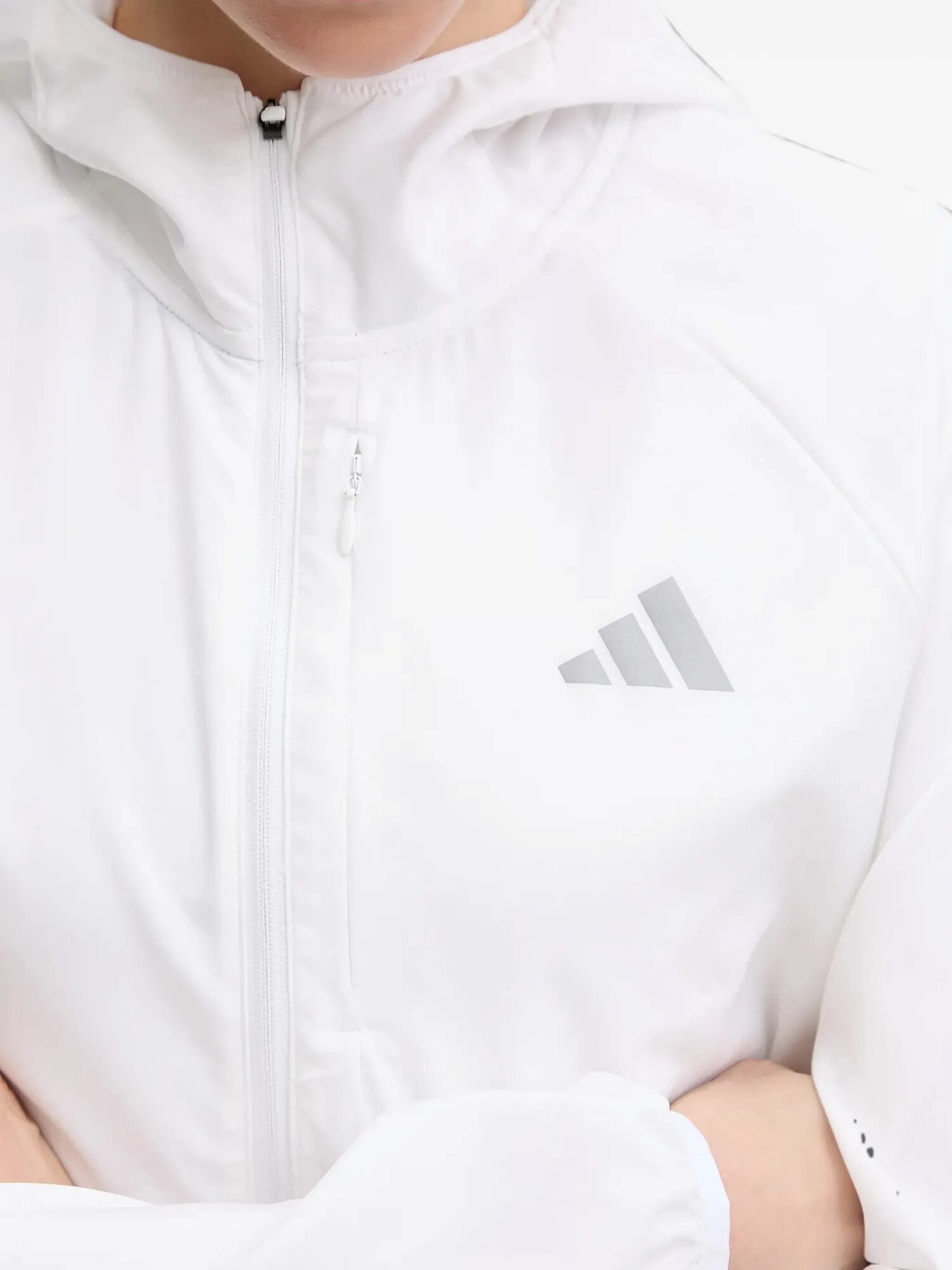 Куртка adidas, размер L, белый — фото 1