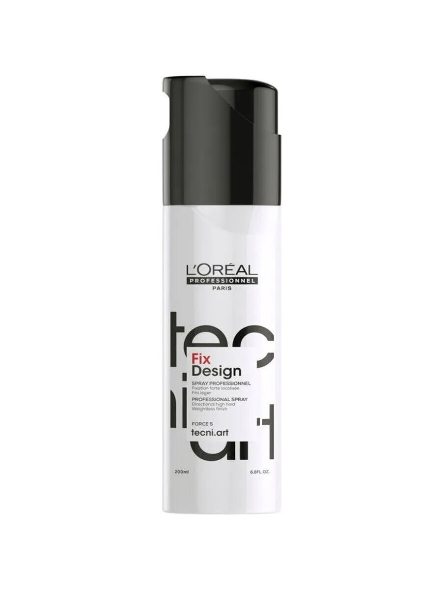 Спрей L'Oreal Professionnel Tecni.Art Fix Design для сильной локальной фиксации с защитой от УФ-лучей, 200мл