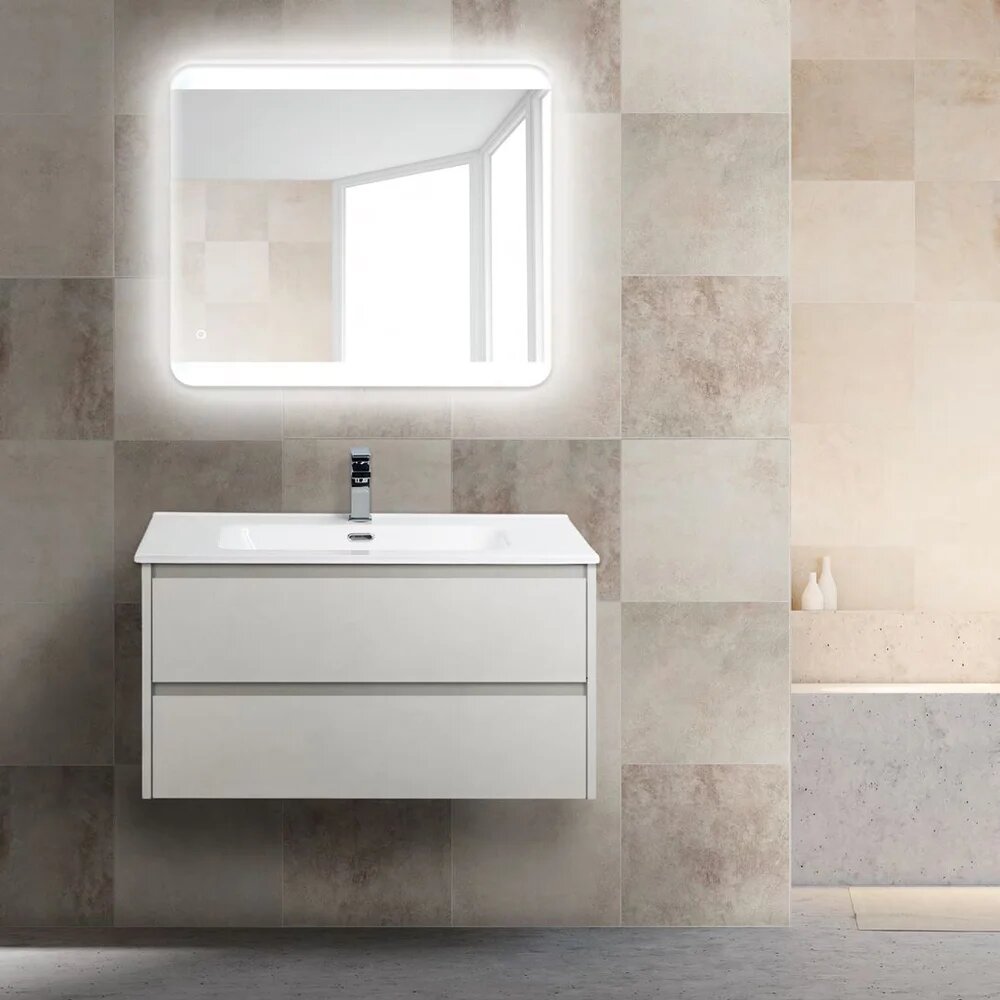 Мебель для ванной комнаты BelBagno Крафт (Kraft) 39 80 bianco opaco