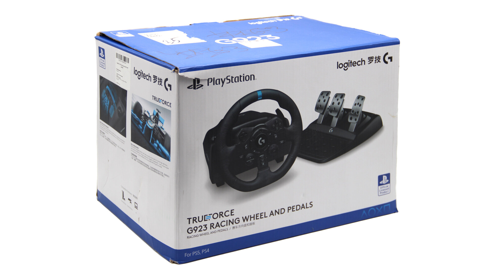 Руль Logitech G923 TrueForce для PS4/PS5/PC В Коробке