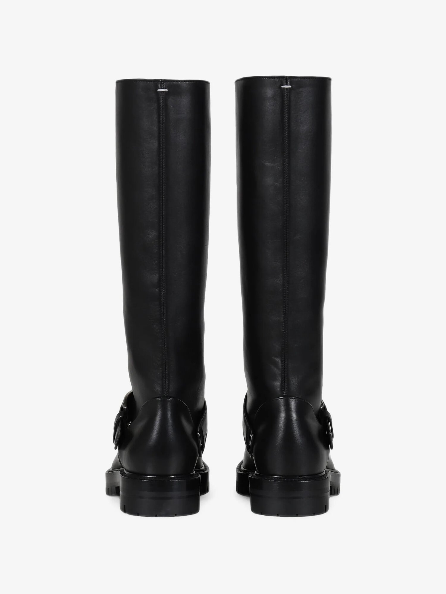Ботинки Maison Margiela Tabi buckle-strap knee-high boots, размер 37, черный — фото 1