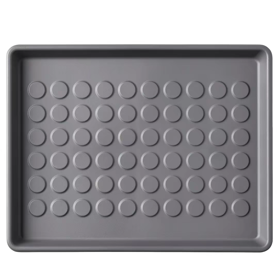 Серый лоток для обуви 46x35 см Легко чистить pvc ，46x35 см серый