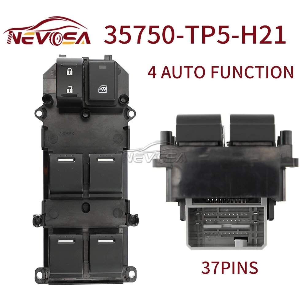 NEVOSA Переключатель Стеклоподъемника для Honda Accord 2008-2011 MK8 4 Auto Accord 08-12