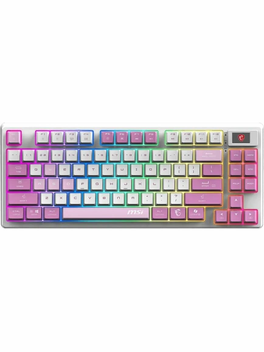 Игровая клавиатура MSI FORGE GK600 TKL W VIOLET S11-43RUQ01-HH9