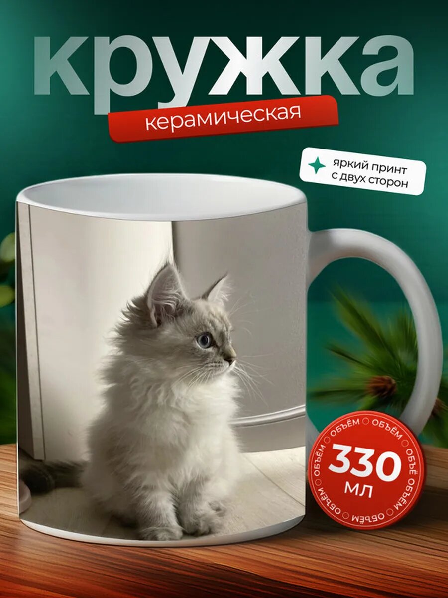 Кружка Индийский шёлковый кот 18,