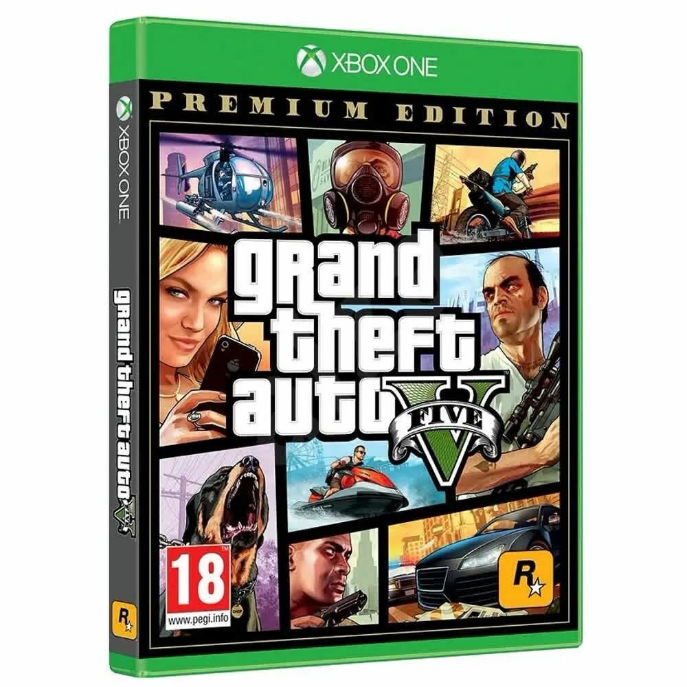 Игра Grand Theft Auto V. Premium Edition (Xbox One, Xbox Series, Русские субтитры)