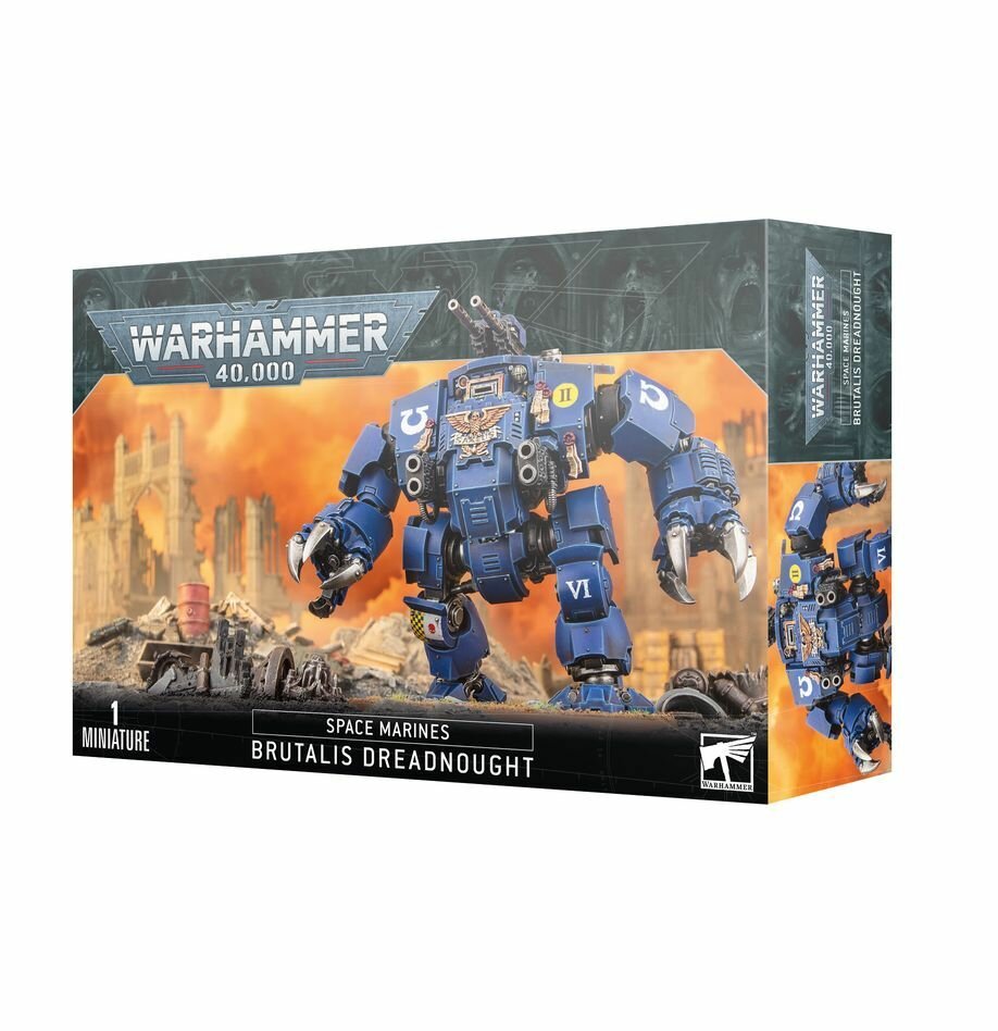 Набор миниатюр Warhammer 40000 Space Marines Brutalis Dreadnought
