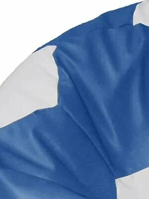 PUFON Кресло мешок Мяч 4XL Экокожа сине-белый