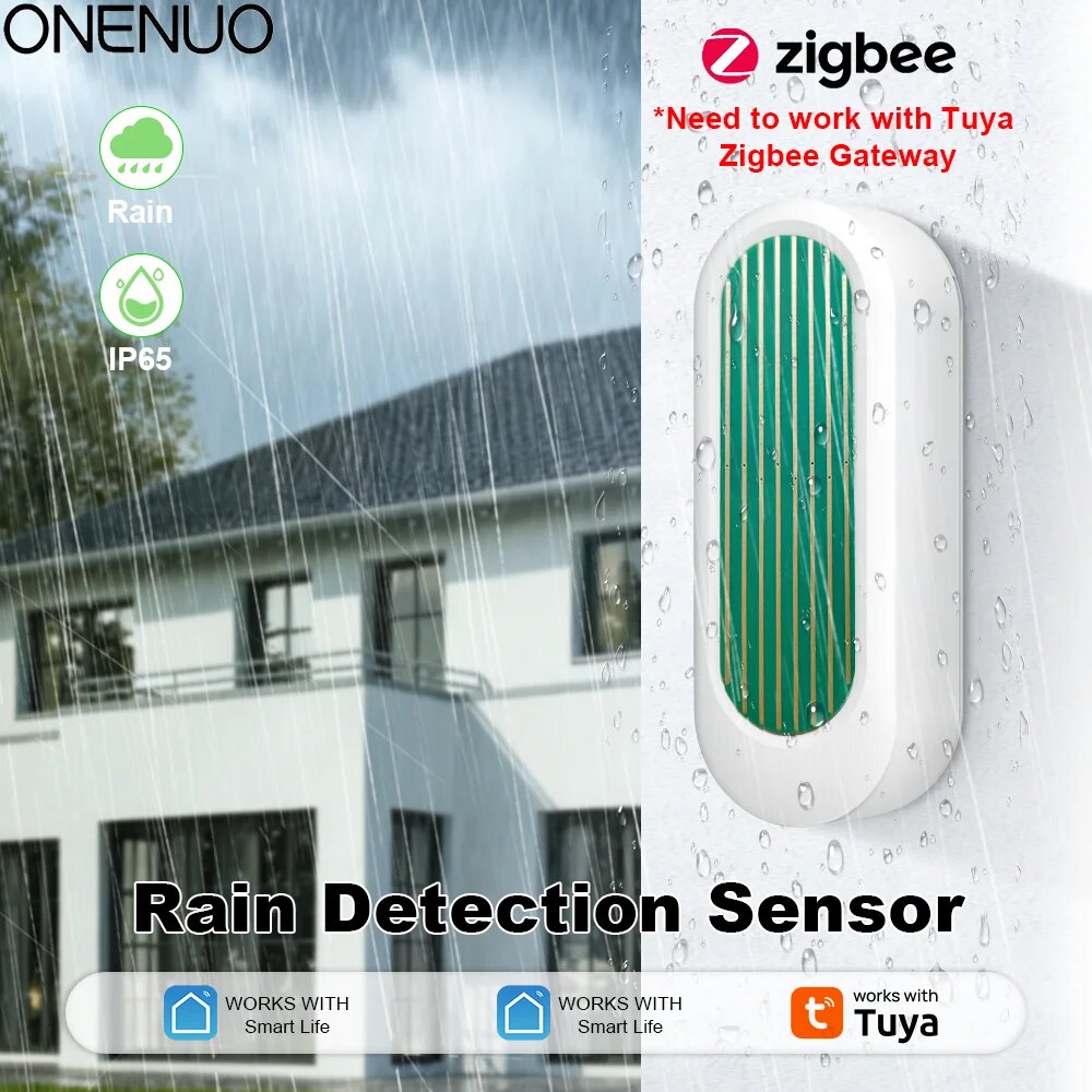 Датчик дождя ONENUO Zigbee White для улицы — фото 1