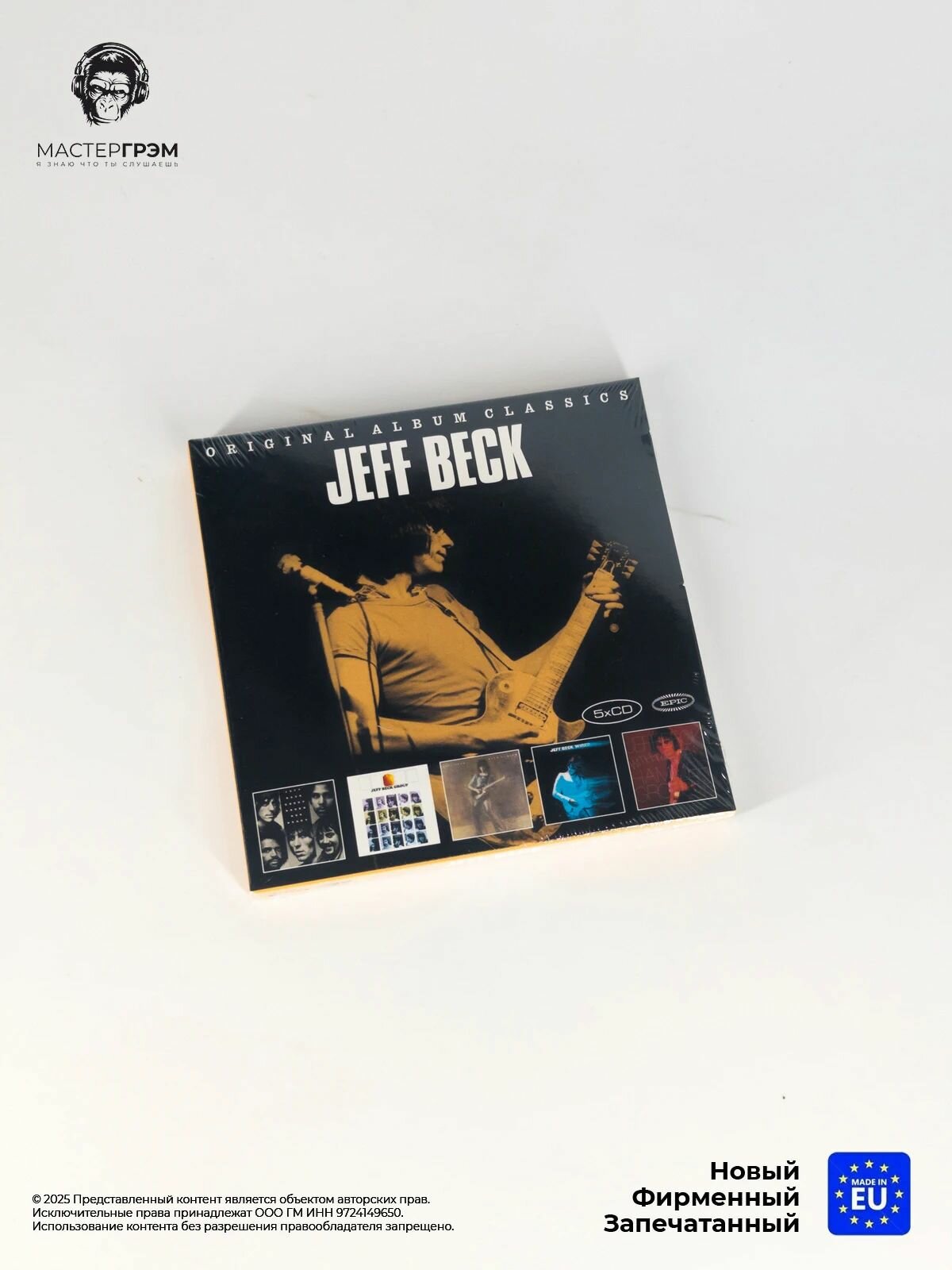 Jeff Beck - Original Album Classics (5CD) 2008 Epic, Papersleeves In Case Фирменный аудио диск