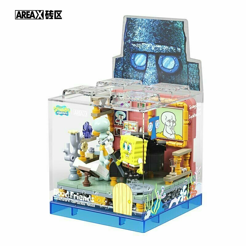 AREAX/SpongeBob 25th Anniversary , Детские игрушечные модельные блоки, Patrick Star