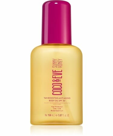 Средство солнцезащитное Coco & Eve Sunny Honey Tan Boosting Anti-Aging Body Oil, spf 30, 150 мл