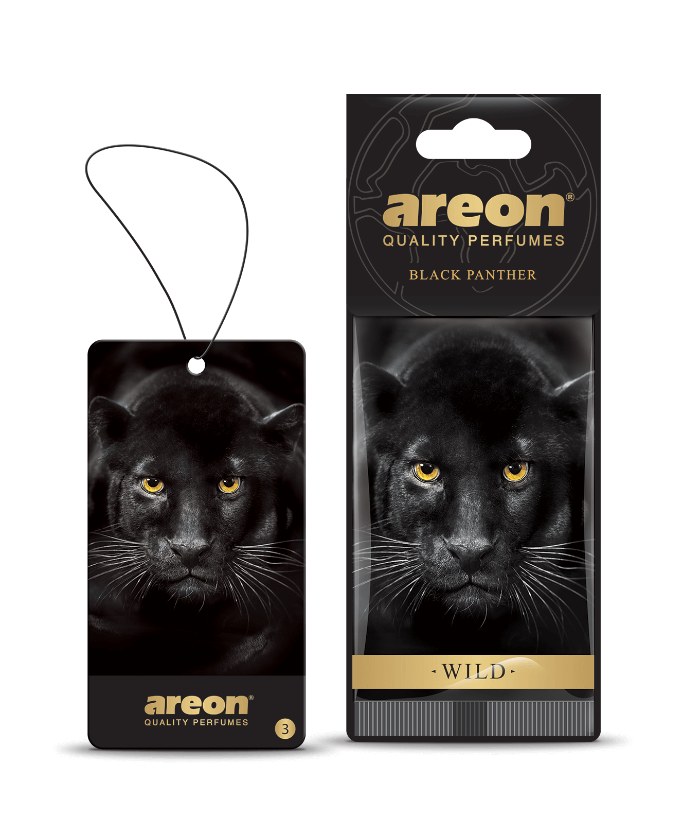 Ароматизатор д/авто Areon WILD Black Panther