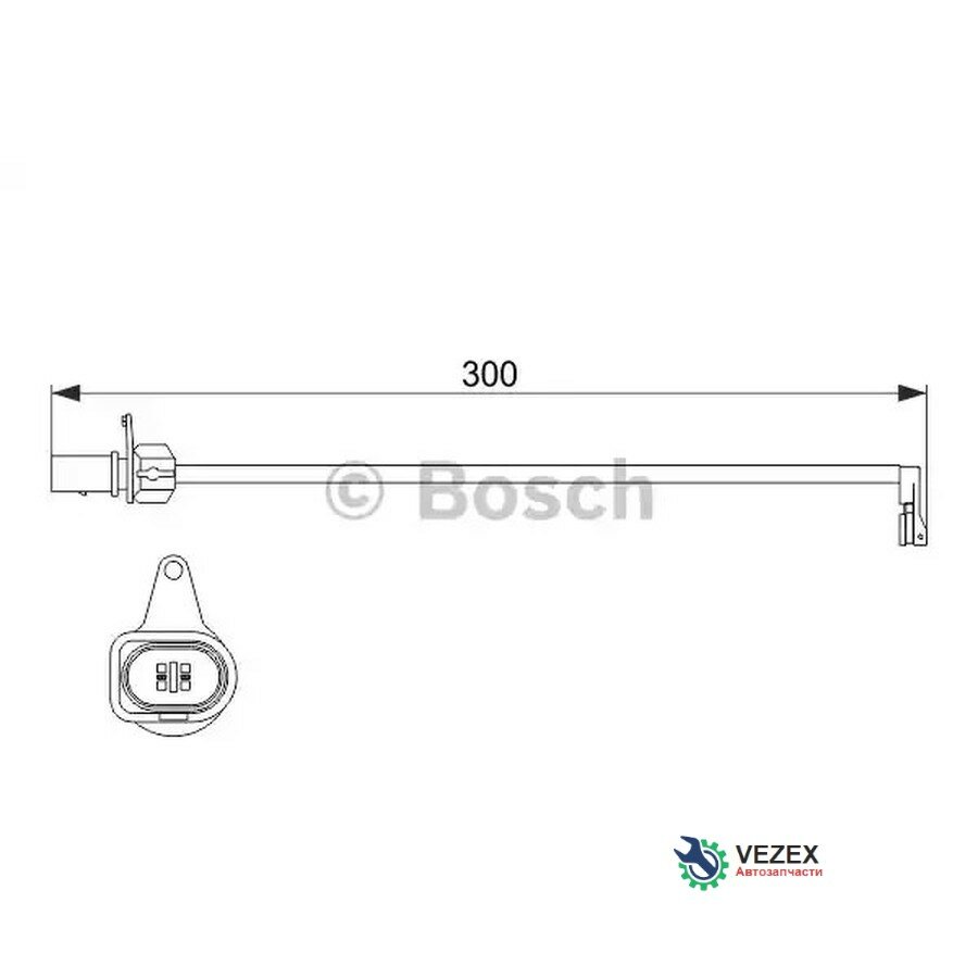 BOSCH 1987474505 Датчик износа дисковых тормозных колодок