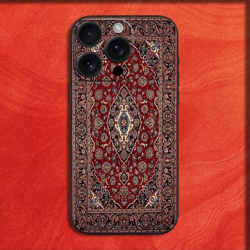 Чехол для телефона с арабским персидским ковром и цветочной росписью для iPhone z2, iPhone12