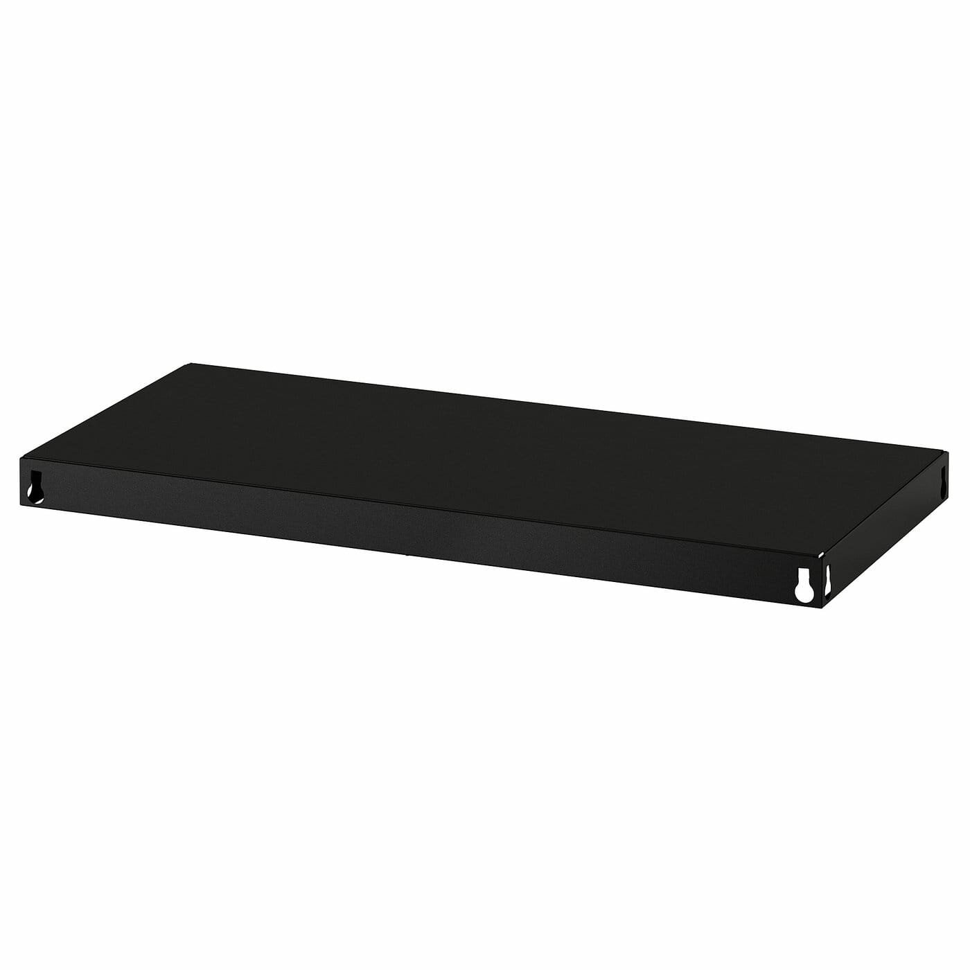Стеллаж IKEA BROR 803.332.84, металлический, чёрный, 84 см x 39 см