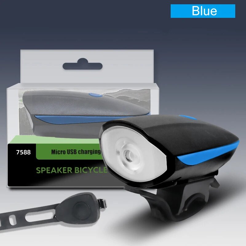 Велофонарь Bluetooth Speaker Bicycle, Синий