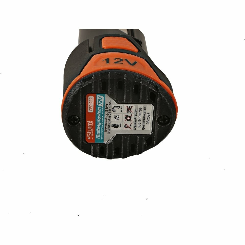 Аккумулятор Sturm 12В, 1BatterySystem12V SBP1202 — фото 1