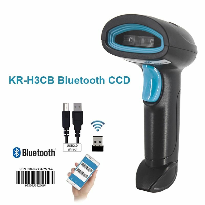 Сканер штрих-кодов SCANMASTER "Беспроводной Bluetooth KR - H3CB одномерный CCD