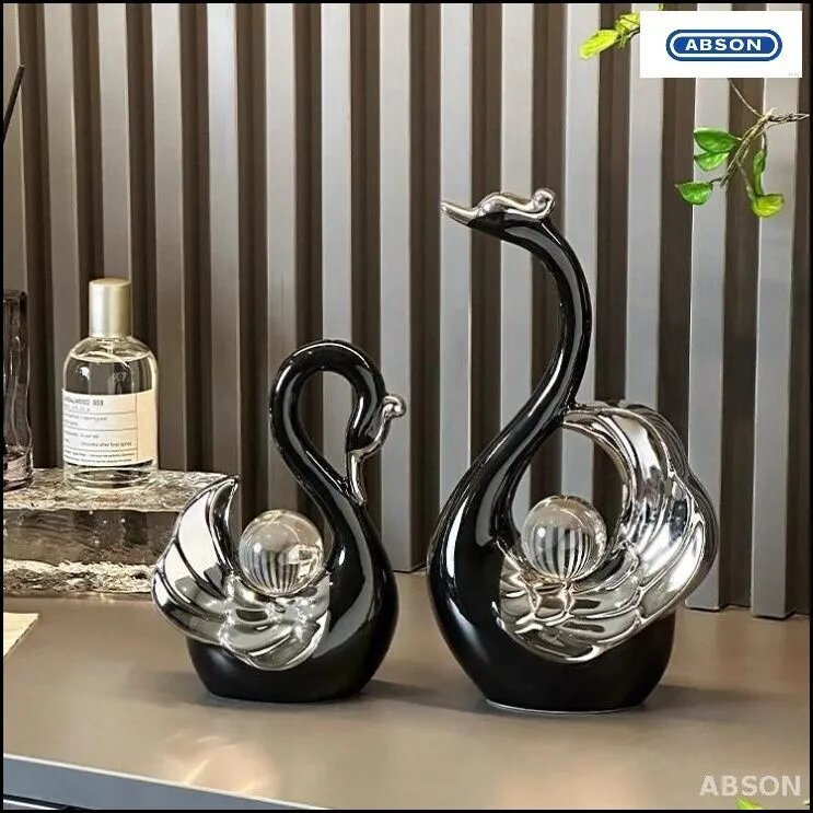 ABSON Статуэтка Белый Красивый цвет X249 Красивый цвет F973, высота 24 см, длина 13 см