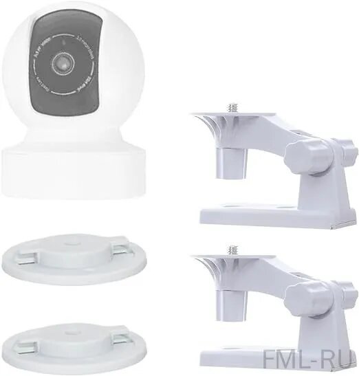 Кронштейн для крепления на стену OYOCAM, совместимый с TP-Link Tapo C210/C200 и Kasa Indoor Pan EC70/KC410S, с поворотом и регулируемым углом, упаковка из двух штук