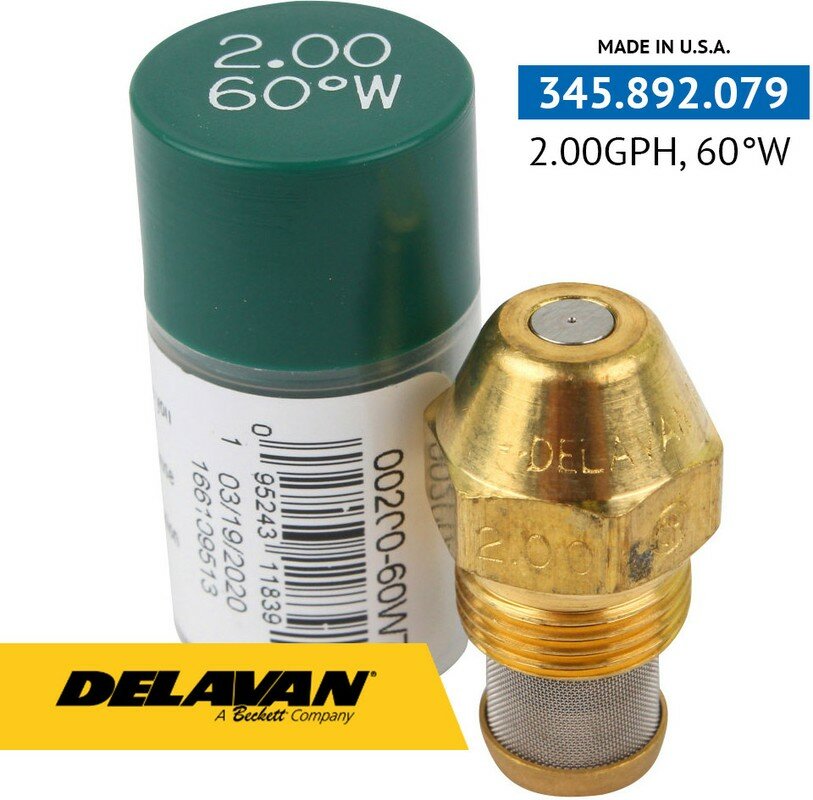 Топливная форсунка Delavan 2.00GPH, 60W (7) 00200-60W7