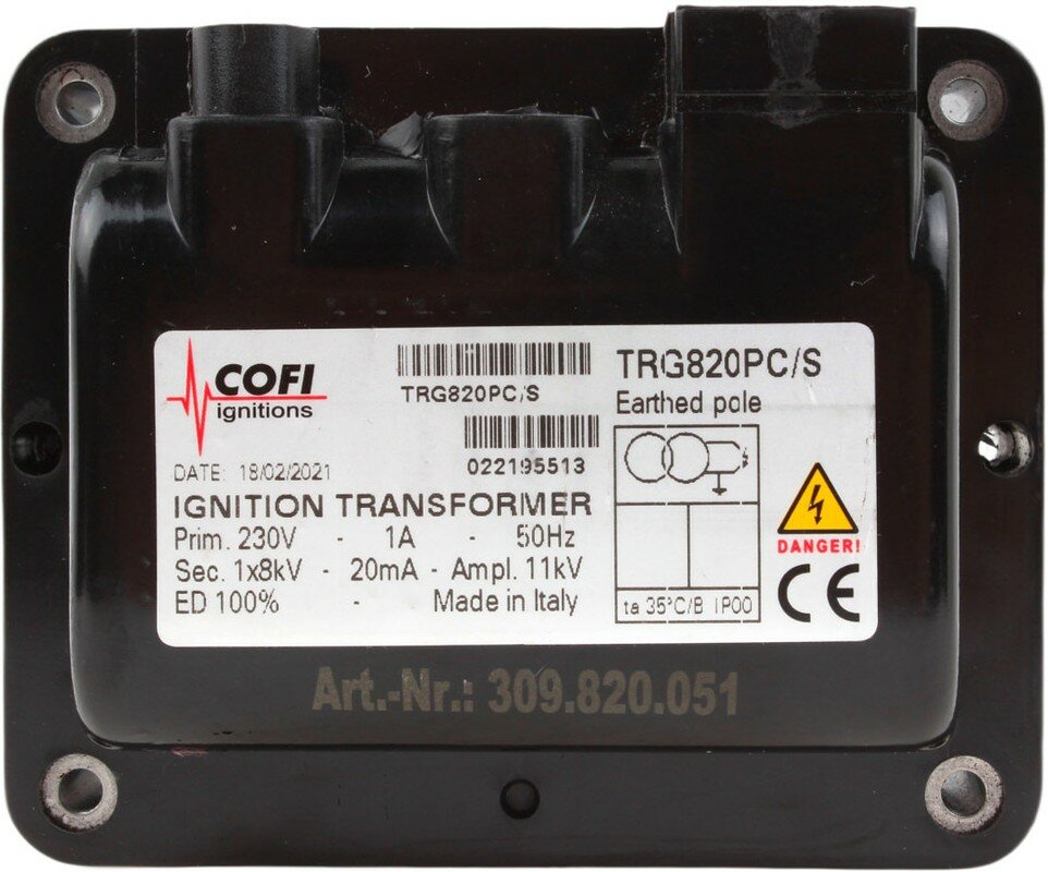 Трансформатор поджига Cofi TRG820PC/S — фото 1
