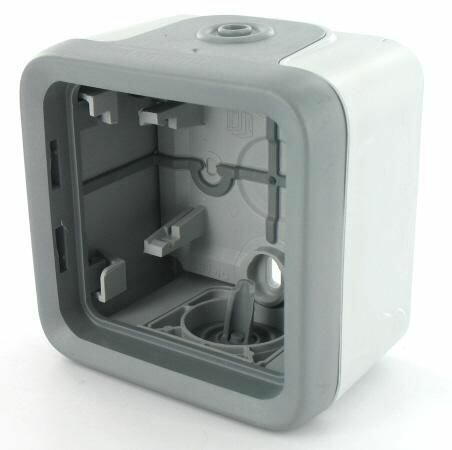 Коробка монтажная Legrand 070741 Plexo серии Artic 1 пост, серый