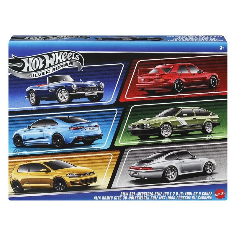 Hot Wheels Silver Series 1:64 Металлические модели автомобилей JBY79