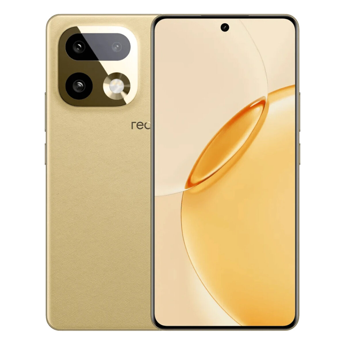 Смартфон realme 16 Pro+ 5G 12/512 ГБ, RU (РСТ-Ростест), Dual nano SIM, бежевый (Master Gold)