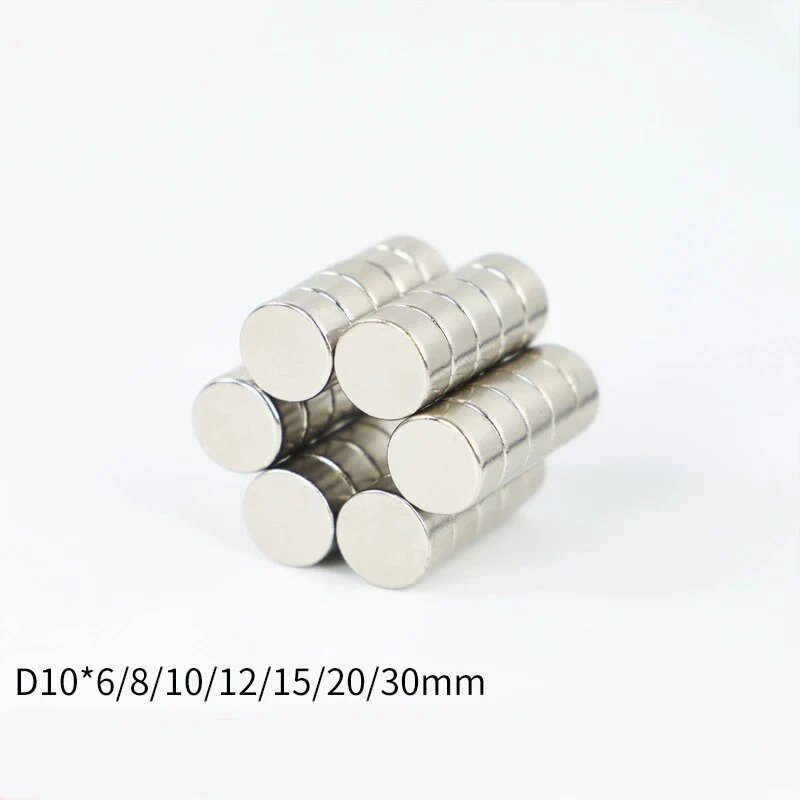 Круглые магниты 10х5 мм 10pcs 10x5