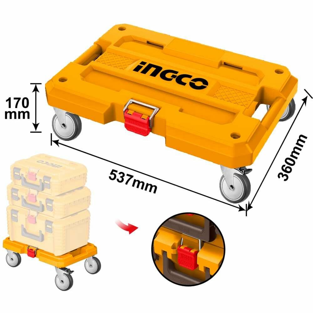 Платформа на колесах для модульных ящиков (4) INGCO HHWB61001