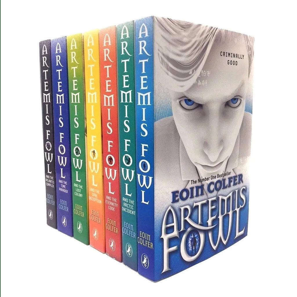 Книги Artemis Fowl Collection 8 Books Set Полное собрание Артемис Фаул на английском языке, Puffin, мягкий переплет